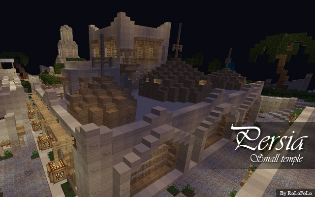 Persian small temple (at WOK) Minecraft Map