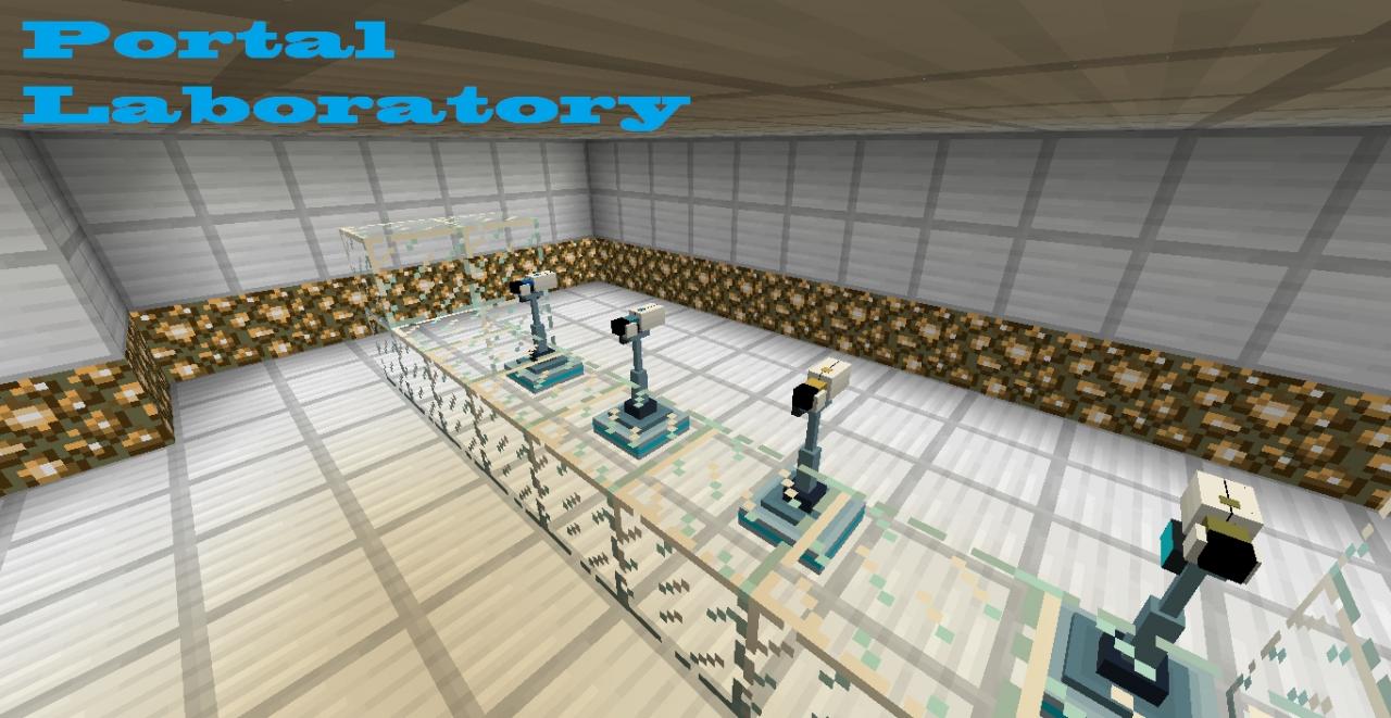 Portal Gun Laboratory Minecraft Map