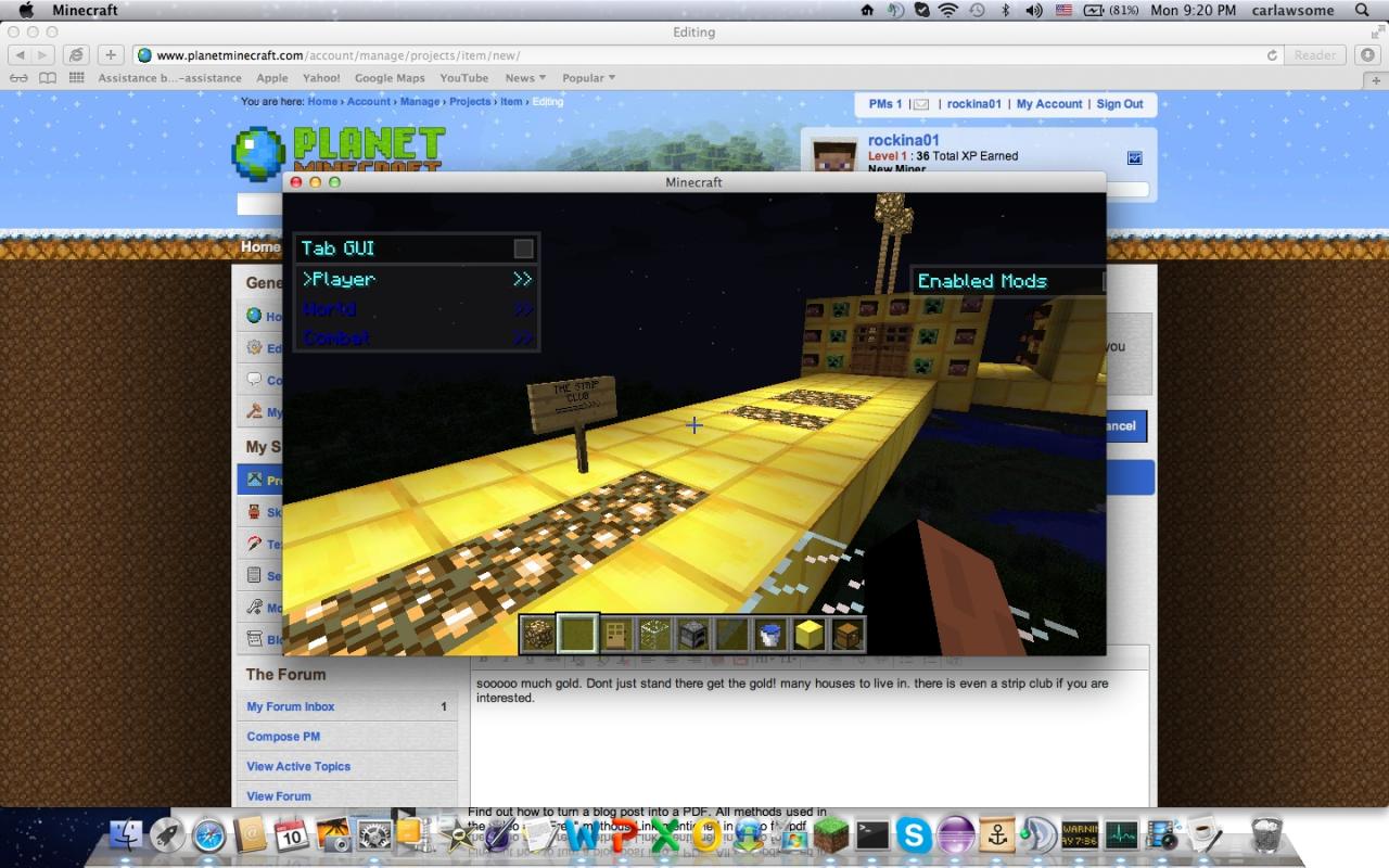 gold heaven Minecraft Map