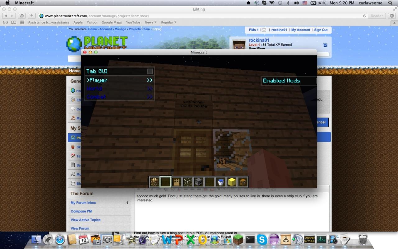 gold heaven Minecraft Map