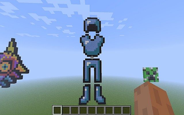 LOTS of Pixel Art Minecraft Map