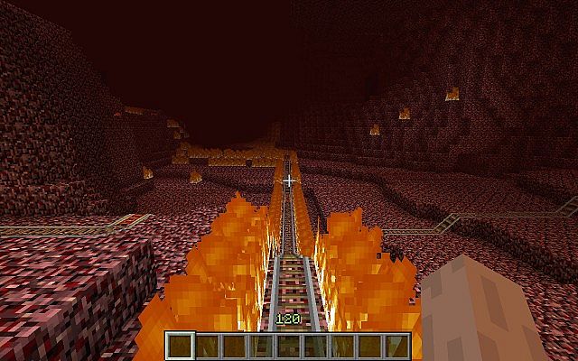 Epic Roller Coaster Minecraft Map