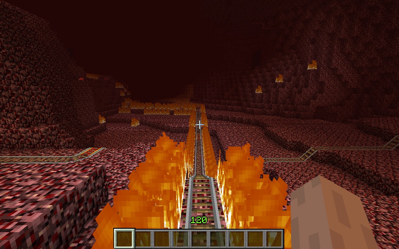 Epic Roller Coaster Minecraft Map