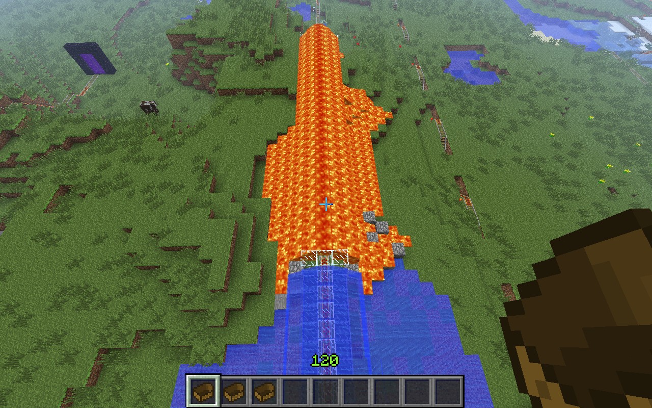 Epic Roller Coaster Minecraft Map