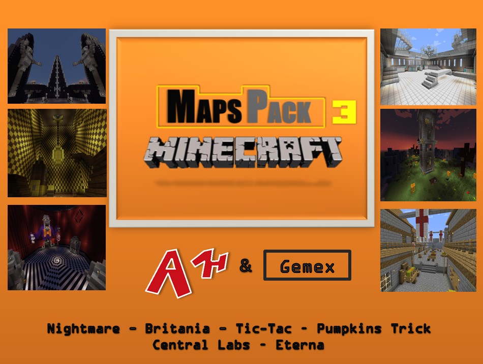 MINECRAFT:Maps Pack 3 Minecraft Map