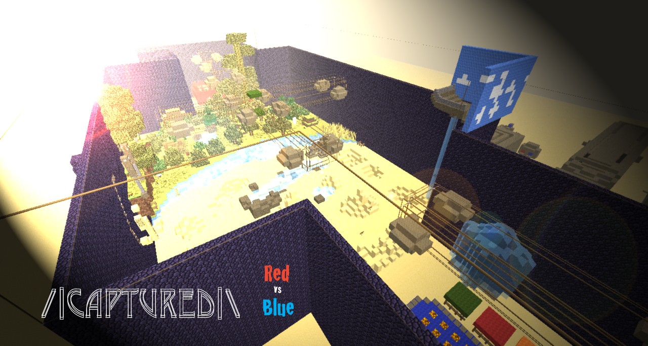 Captured - PvP Map (Red vs Blue) Minecraft Map