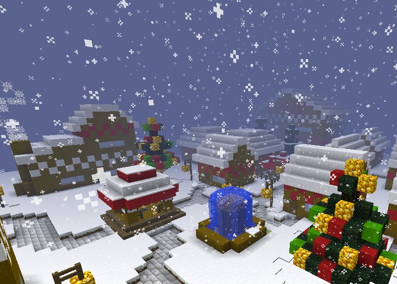 Gingerbread Village Minecraft Map