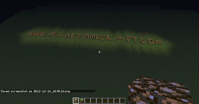 Glowstone sign that says PLANETMINECRAFT Minecraft Map