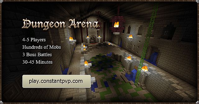 Dungeon Mob Arena 4-5 Players Minecraft Map