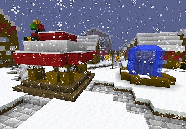Gingerbread Village Minecraft Map