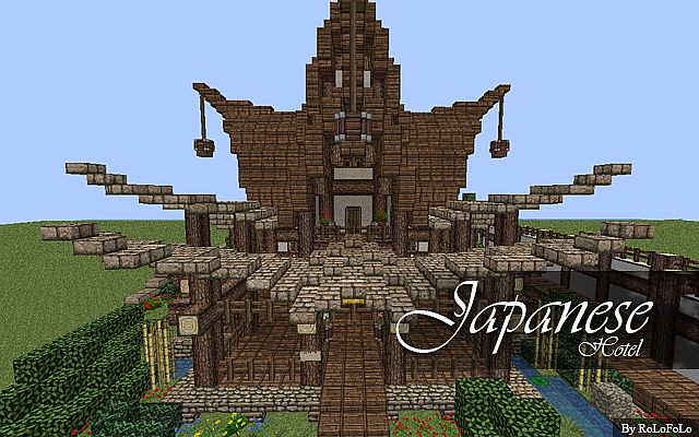 Small Japanese Hotel (at WOK) Minecraft Map