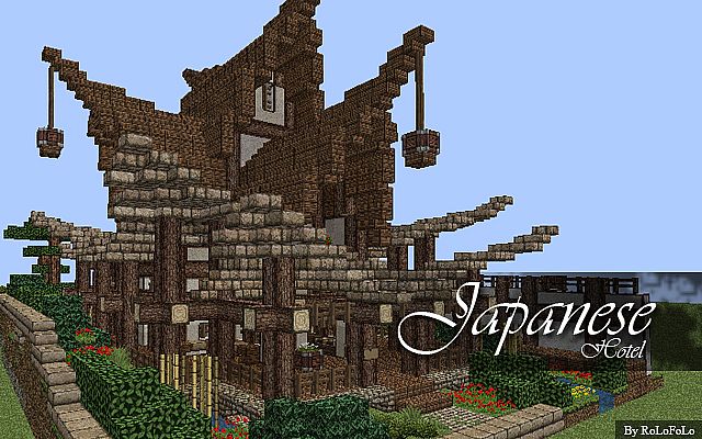 Small Japanese Hotel (at WOK) Minecraft Map
