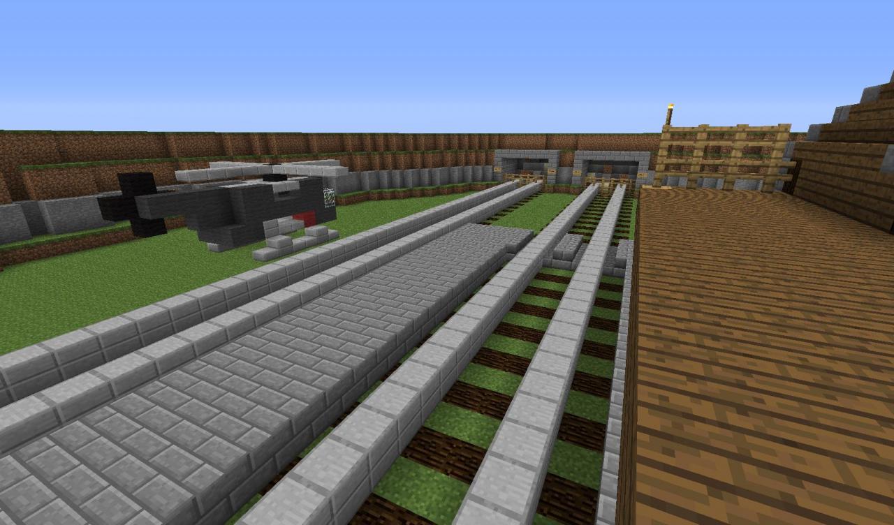 Train Station PVP map Minecraft Map
