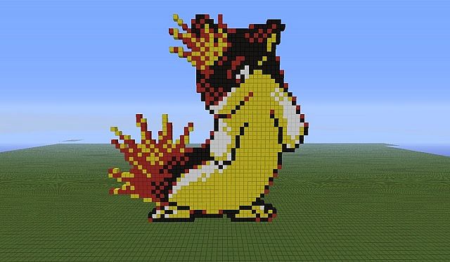 Pokemon Pixel Art (141 - 160) Minecraft Map
