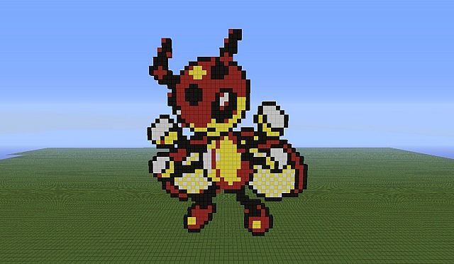 Pokemon Pixel Art (161 - 180) Minecraft Map