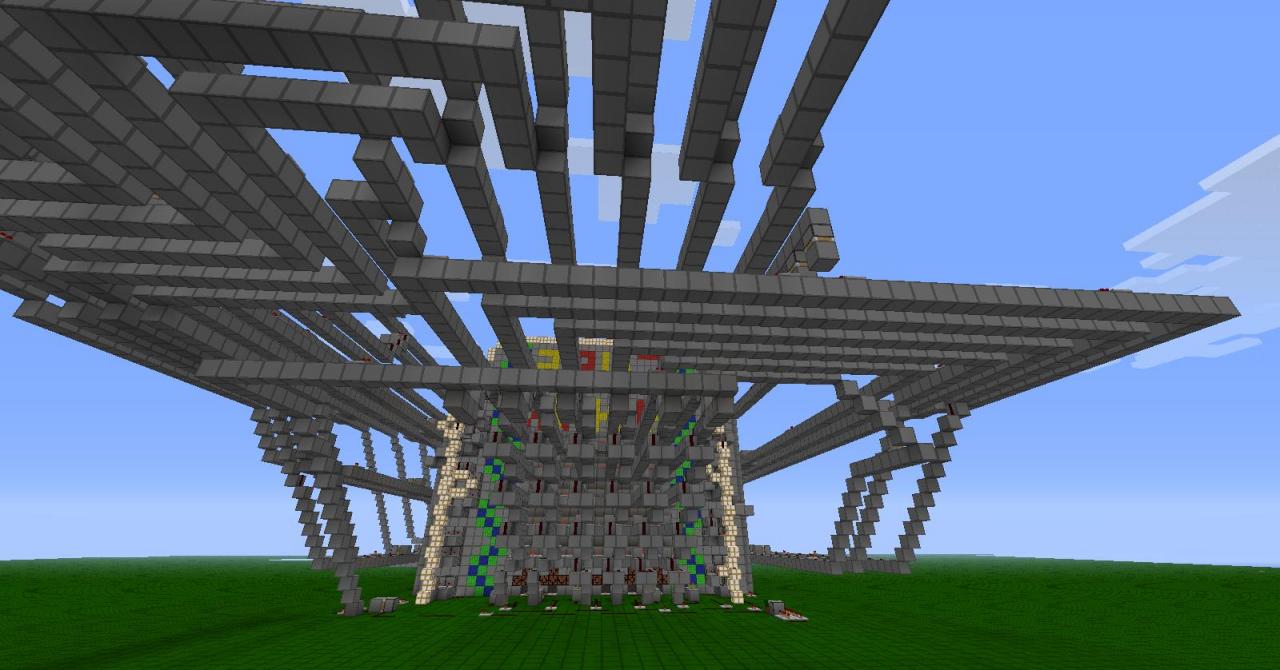 Cube Runner In Minecraft!!! A Redstone Minigame!!! Minecraft Map
