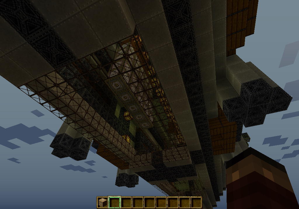 Steam Punk Battleship (Zeppelin mod compatible) Minecraft Map