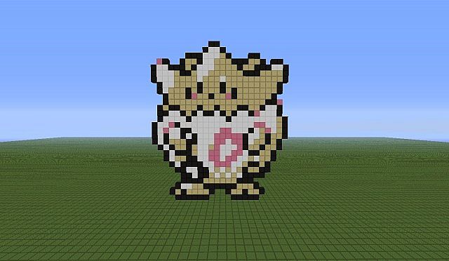 Pokemon Pixel Art (161 - 180) Minecraft Map