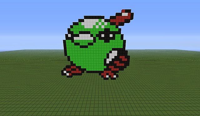Pokemon Pixel Art (161 - 180) Minecraft Map