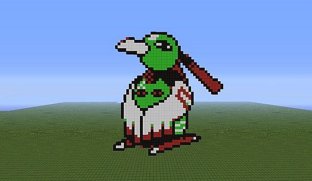 Pokemon Pixel Art (161 - 180) Minecraft Map