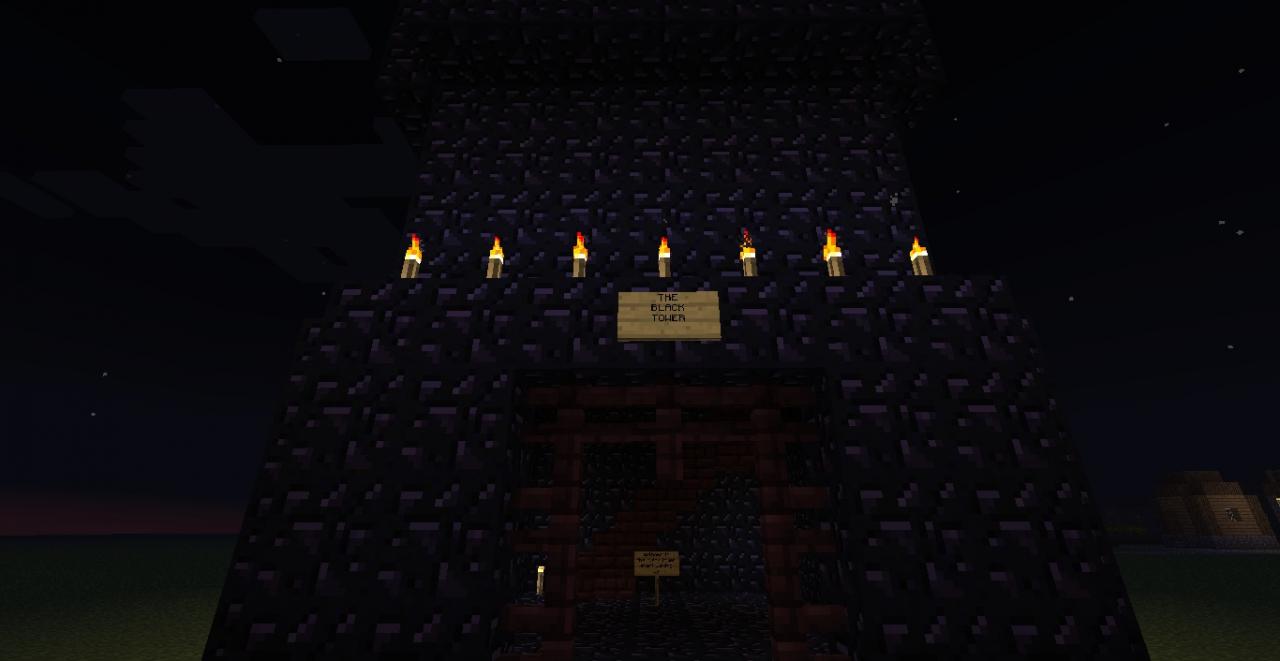 the black tower Minecraft Map