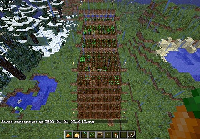 Semi-Automatic farm Minecraft Map