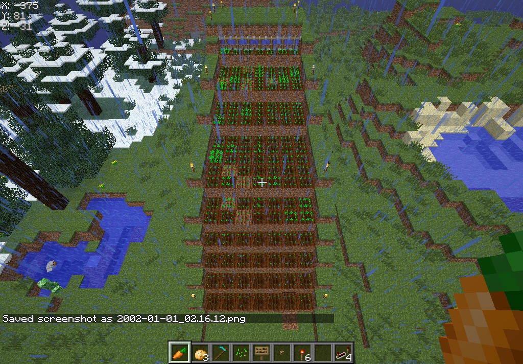 Semi-Automatic farm Minecraft Map