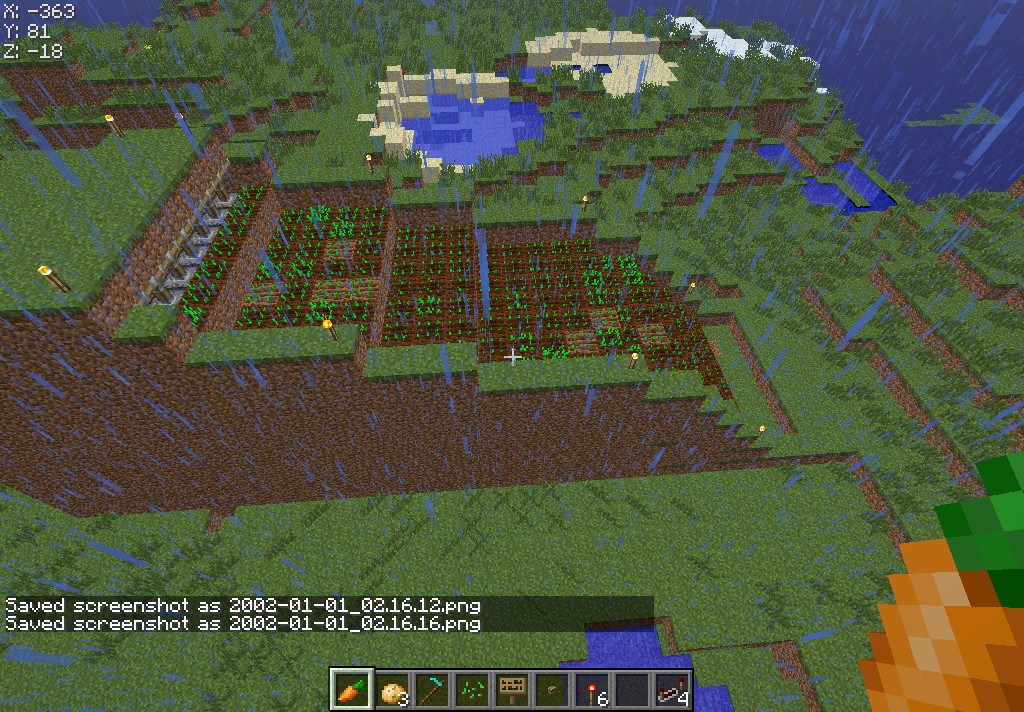 Semi-Automatic farm Minecraft Map