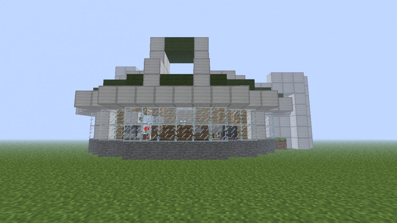 Minecraft futuristic home Minecraft Map