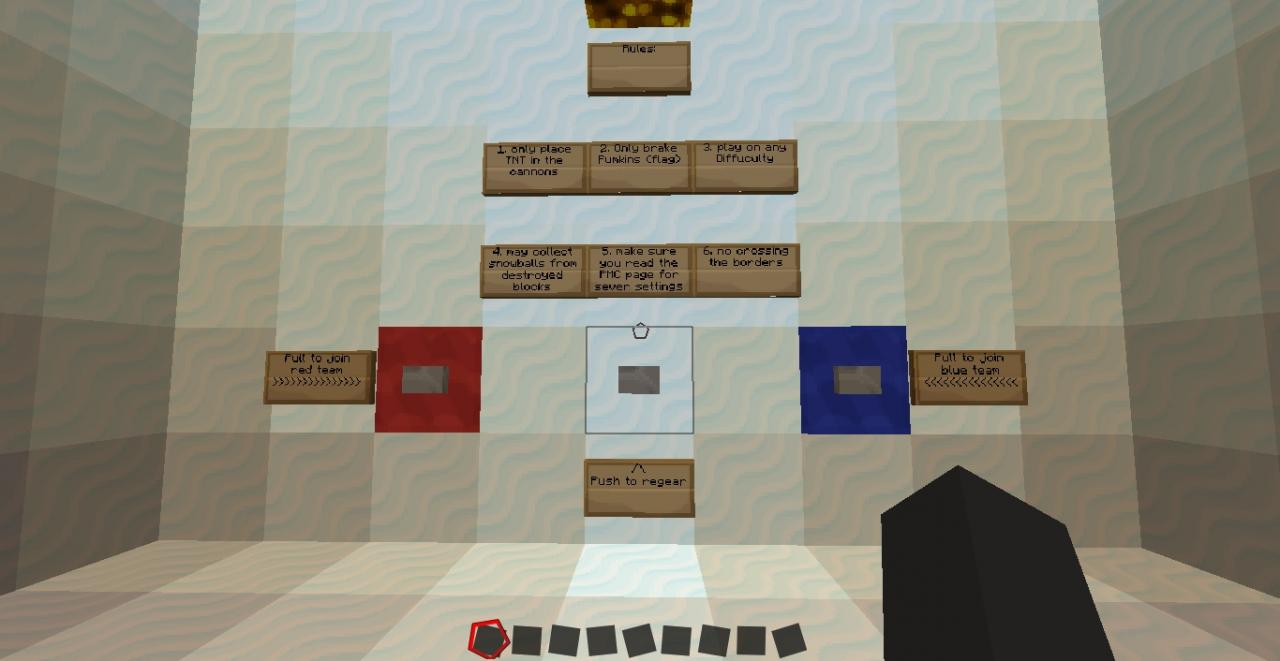 Snow Fort Wars Minecraft Map