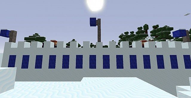 Snow Fort Wars Minecraft Map