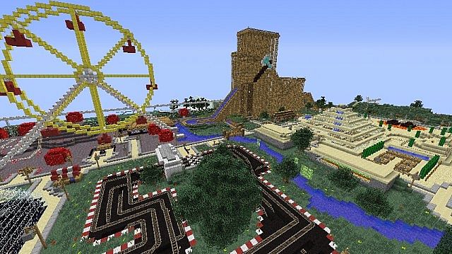 Themepark Minecraft Map