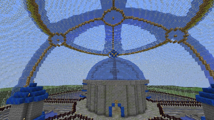 water Dome castle Minecraft Map