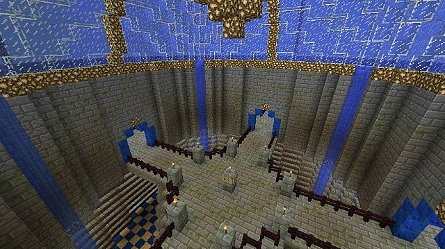 water Dome castle Minecraft Map