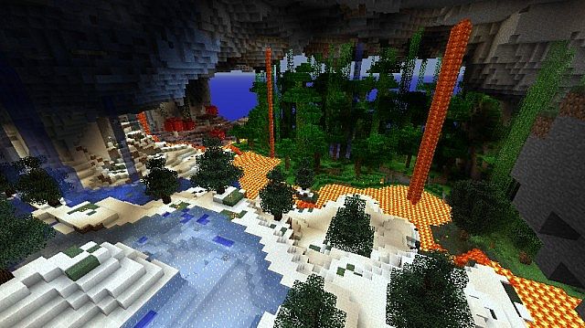 underground Spawn area Minecraft Map
