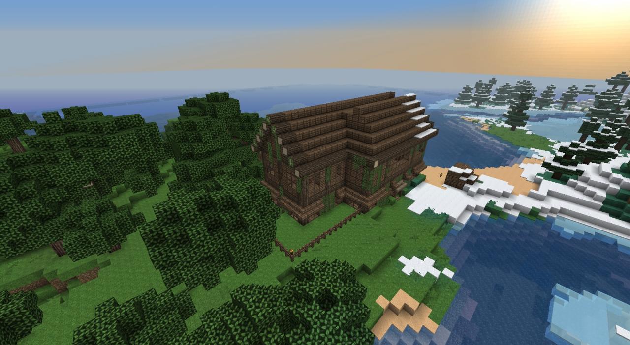 Warm House On The Beach Minecraft Map