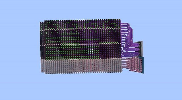 7-Bit Old Fashioned Binary Decoder Minecraft Map