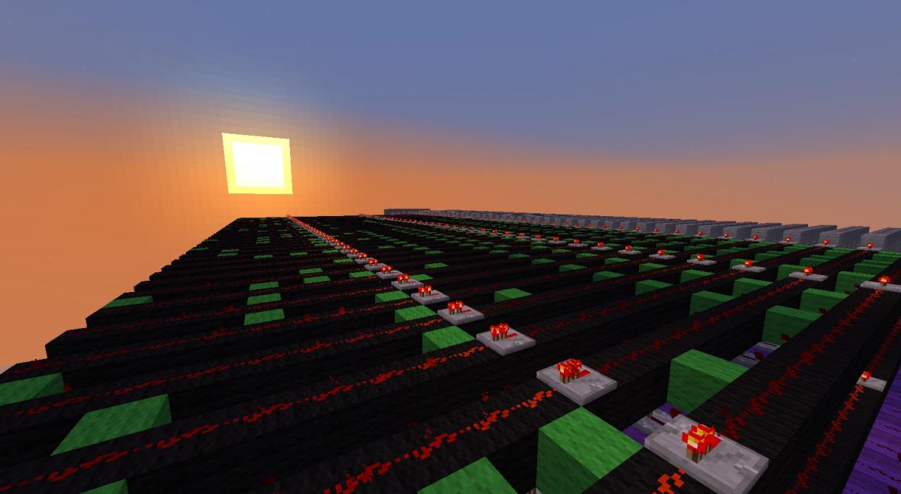 7-Bit Old Fashioned Binary Decoder Minecraft Map