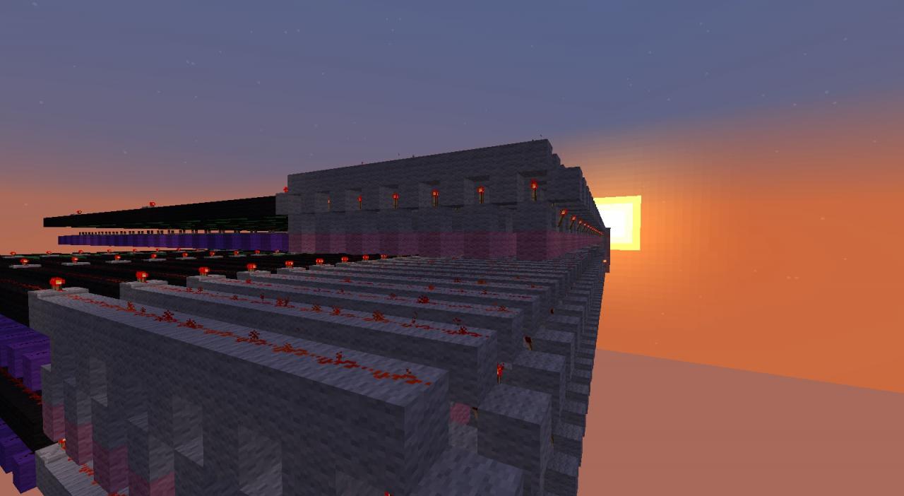 7-Bit Old Fashioned Binary Decoder Minecraft Map