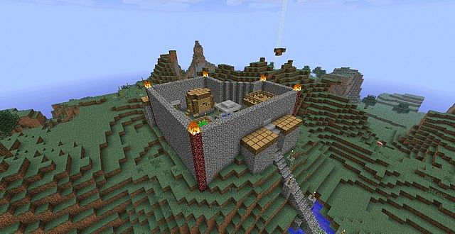 The Cave Base Minecraft Map