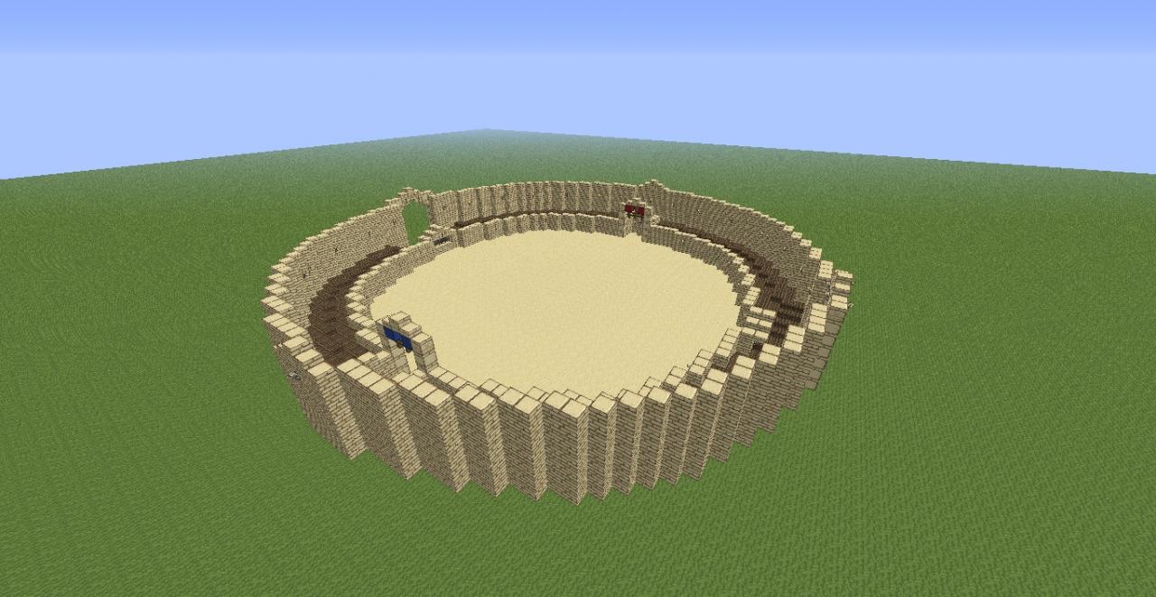 Sandstone PvP Arena Minecraft Map