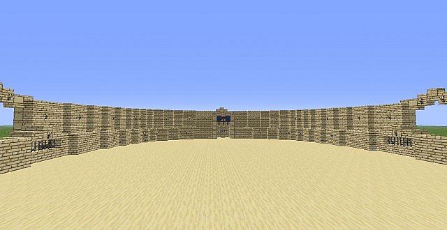 Sandstone PvP Arena Minecraft Map