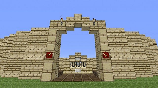 Sandstone PvP Arena Minecraft Map