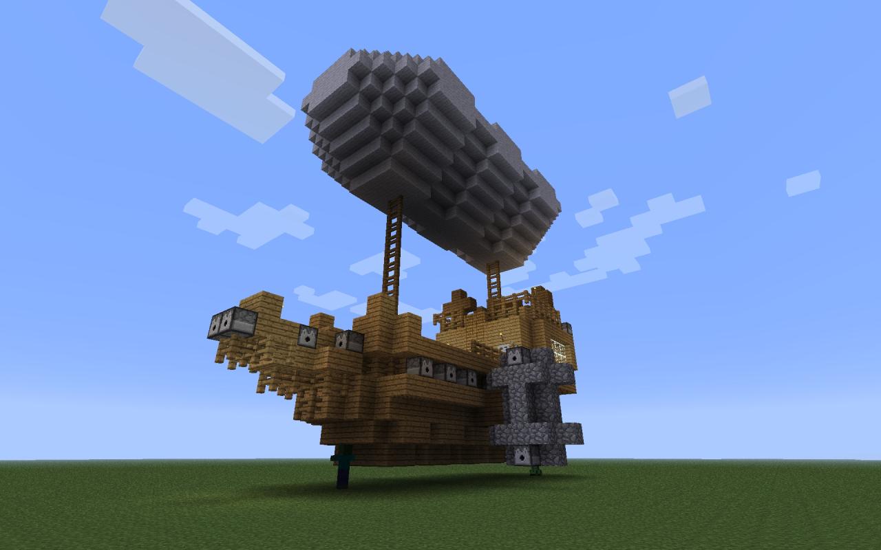 [SCHEMATIC] Small Airship - Requires MCEdit Minecraft Map