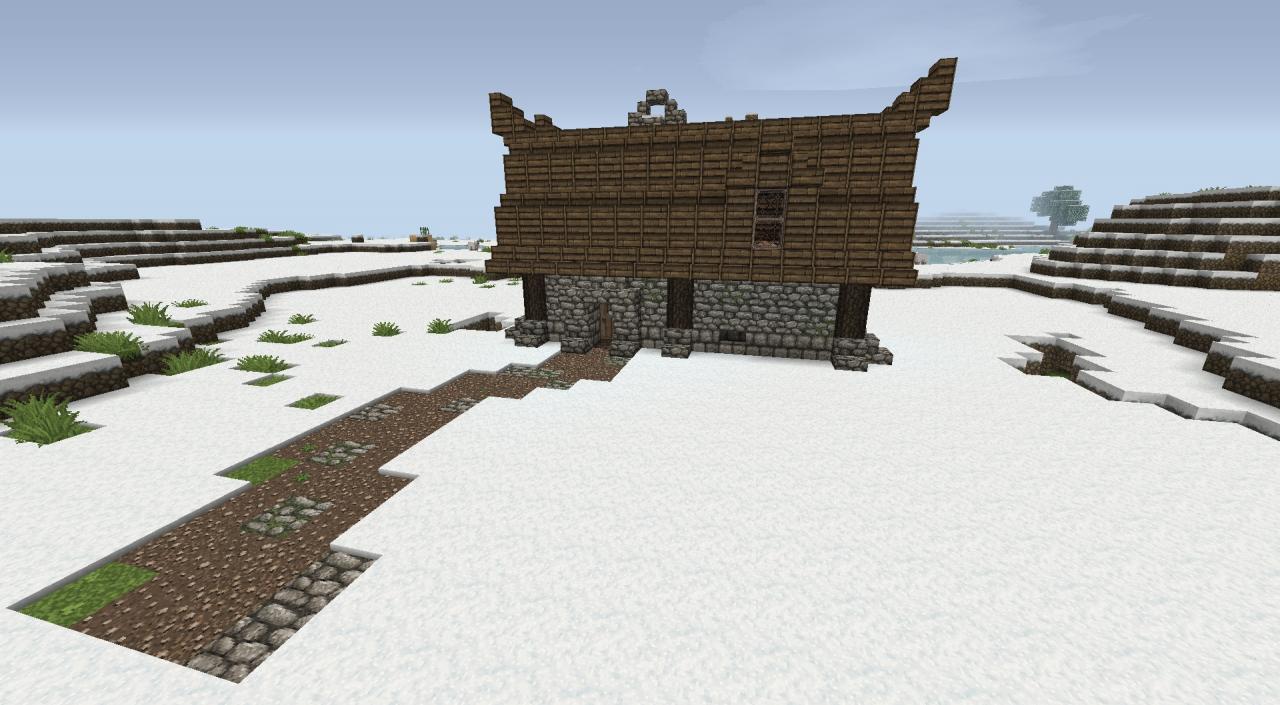 Nordic Town Concept Minecraft Map