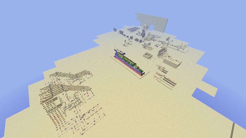 My Flatland Redstone world Minecraft Map