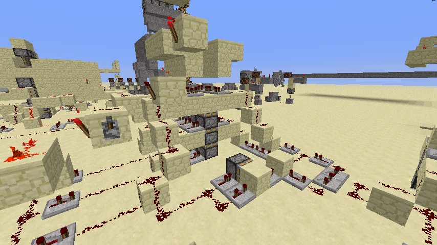 My Flatland Redstone world Minecraft Map