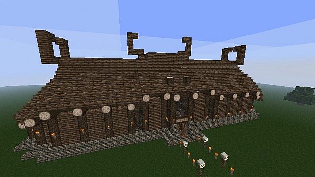 Hunters Longhouse Minecraft Project