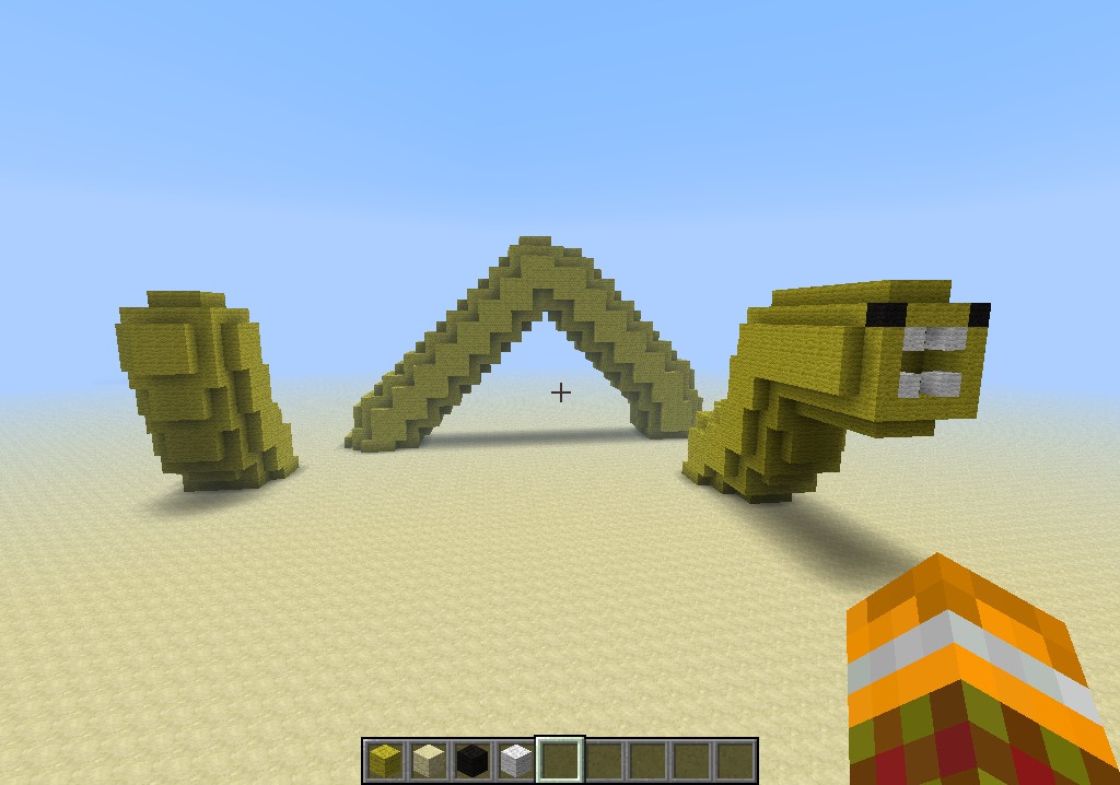 desert sand worm Minecraft Project