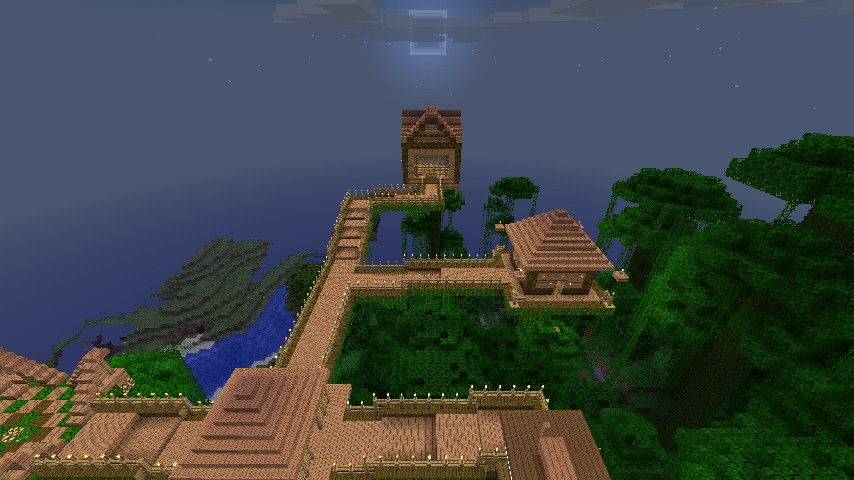 Tree Top Fortress V2 Minecraft Map